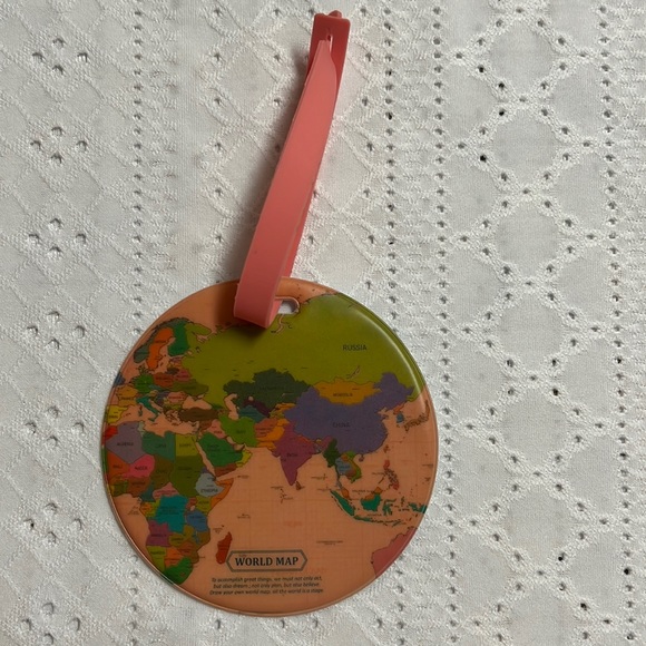 Other | World Map Luggage Tag | Poshmark